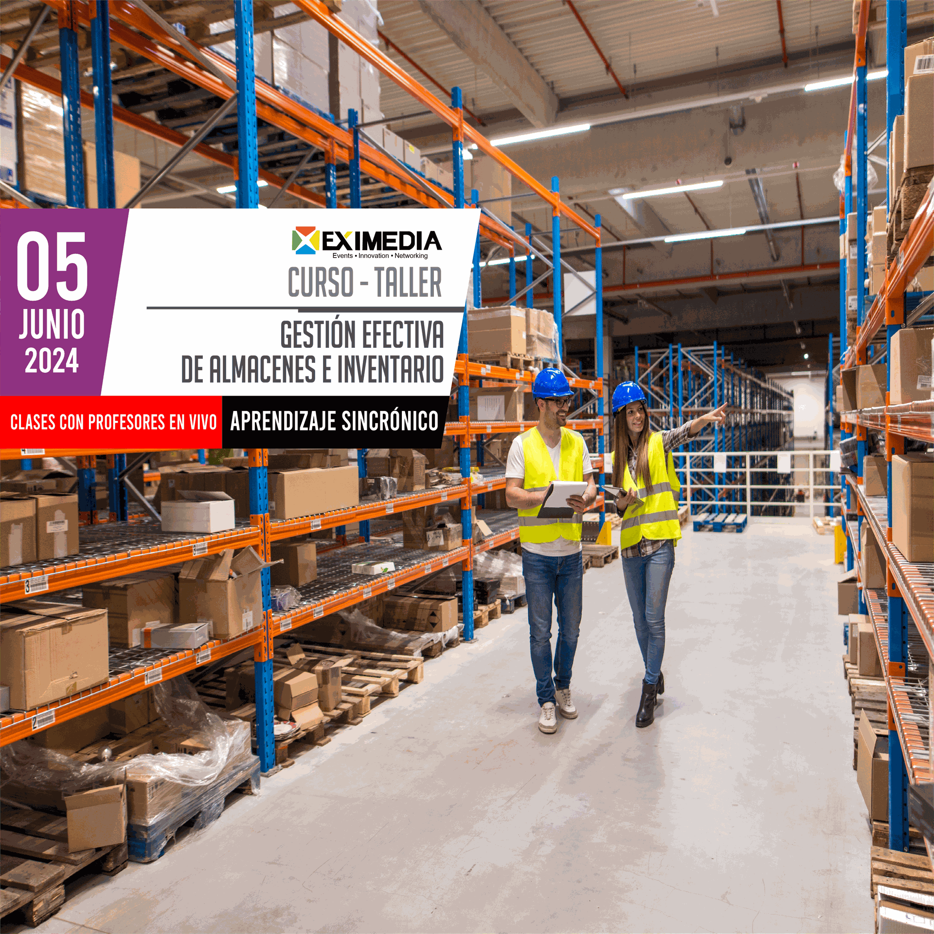 Curso - Taller Gestión Efectiva de Almacenes | EXIMEDIA